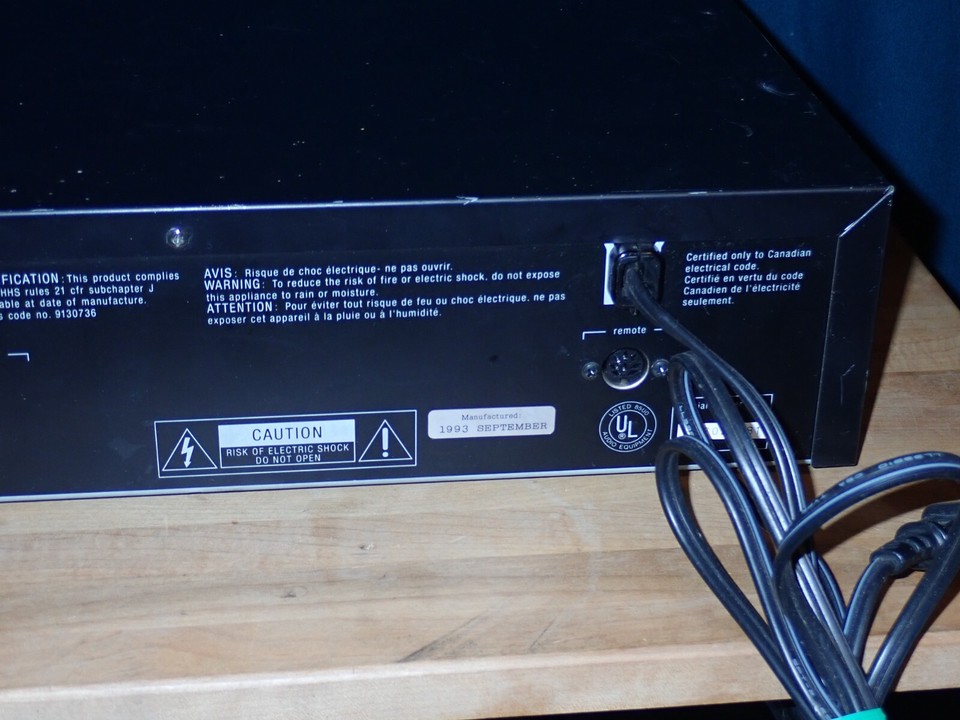 ADCOM GCD-600 5 Disc CD Player Changer | eBay