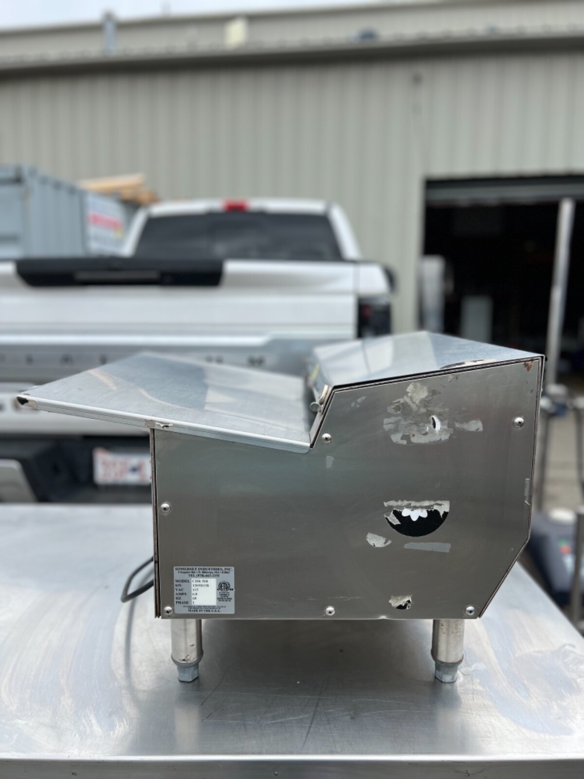 Somerset CDR-500 Electric Dough Sheeter Front or Side Operation ...