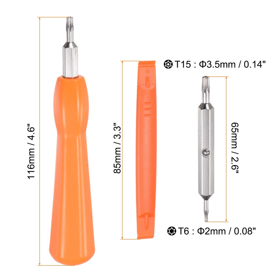 Ring Doorbell Screwdriver T6 T15 Torx Screwdrivers with Opening Pry ...