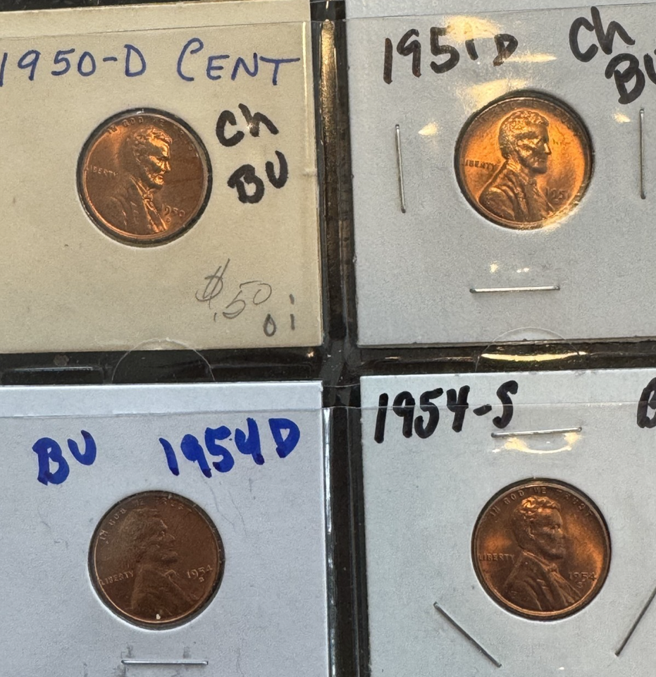 20 Lincoln Wheat Cents BU or Better * Estate Purchase * Great Upgrade ...