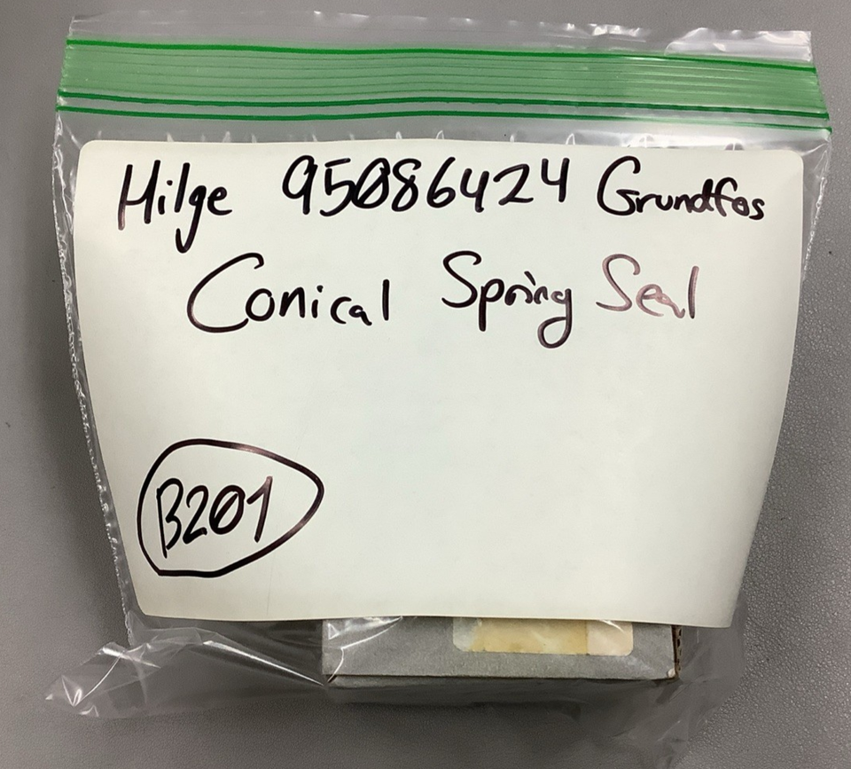 Hilge Grundfos 95086424 3A1-001-28-k Conical Spring Seal (B201) | eBay