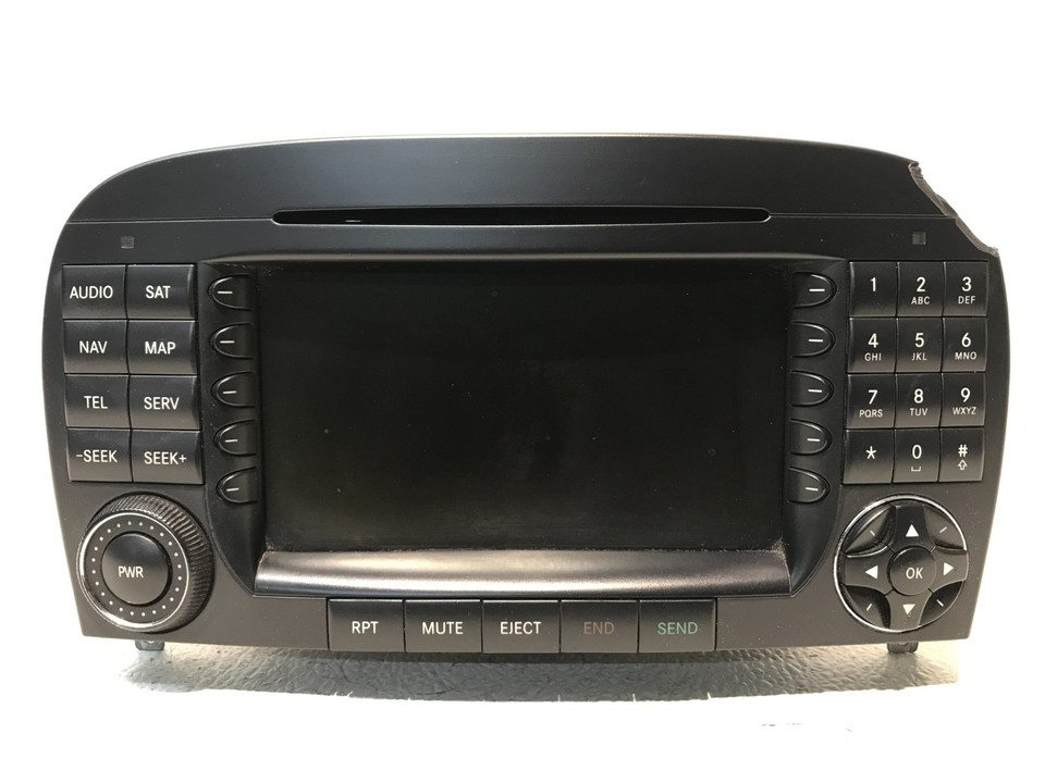 05-08 Mercedes R230 SL SL500 Command Head Unit Radio Navigation CD OEM ...