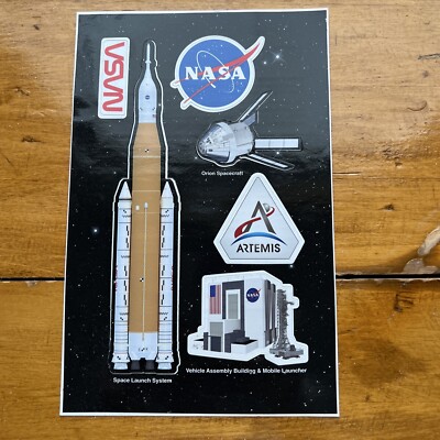 NASA Artemis Official stickers 2020 NYCC launch Aug 29th 2022 moon ...