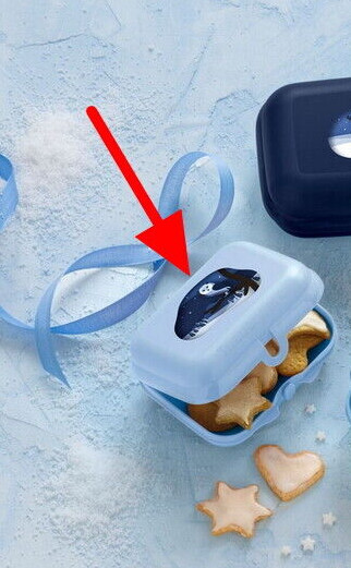 Tupperware Maxi Twin Set einzeln Winterwald Boxen Trio Lunchbox Vesper ...