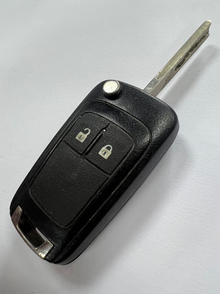 VAUXHALL 2 BUTTON REMOTE FLIP KEY FOB ASTRA CORSA ETC TESTED U-SHIN ...