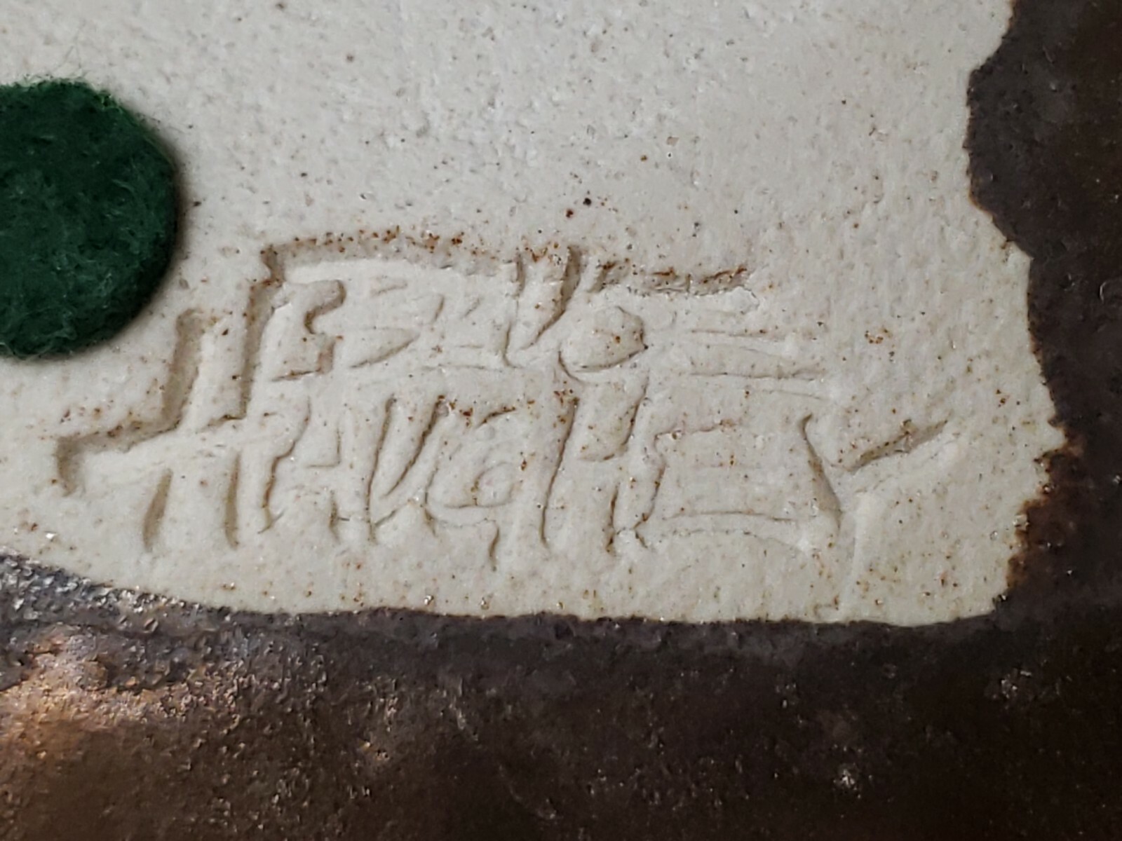 Rare Bruce Haughey Signed Iridescent Art Pottery Ceramic Soap or Nut ...