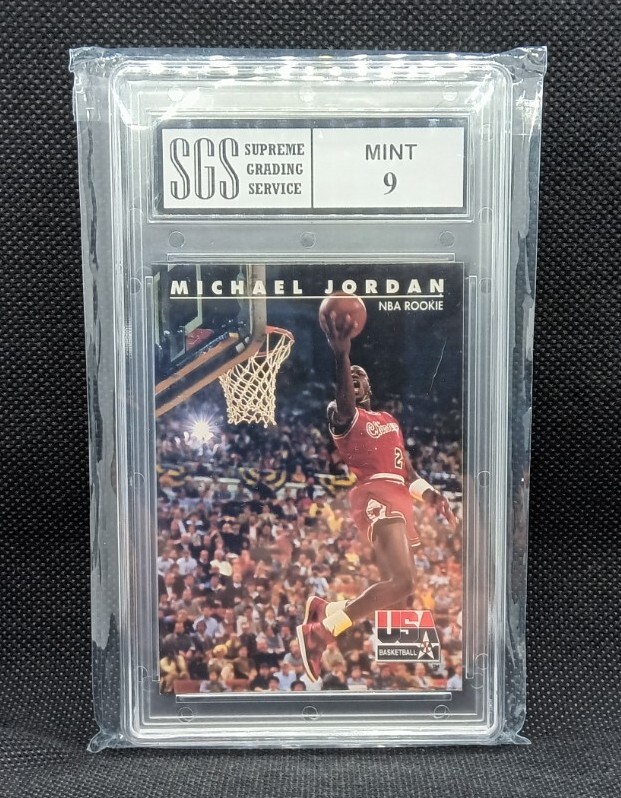 1992 Skybox Michael Jordan NBA Rookie DREAM TEAM #38 SGS 9 MINT | eBay