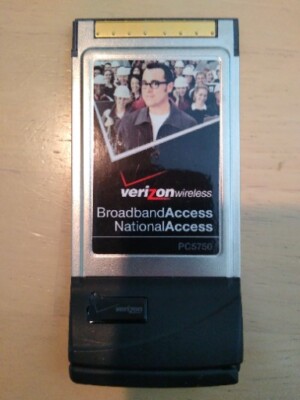 VERIZON WIRELESS PC5750 PCMCIA SLOT WIRELESS PC CARD | eBay