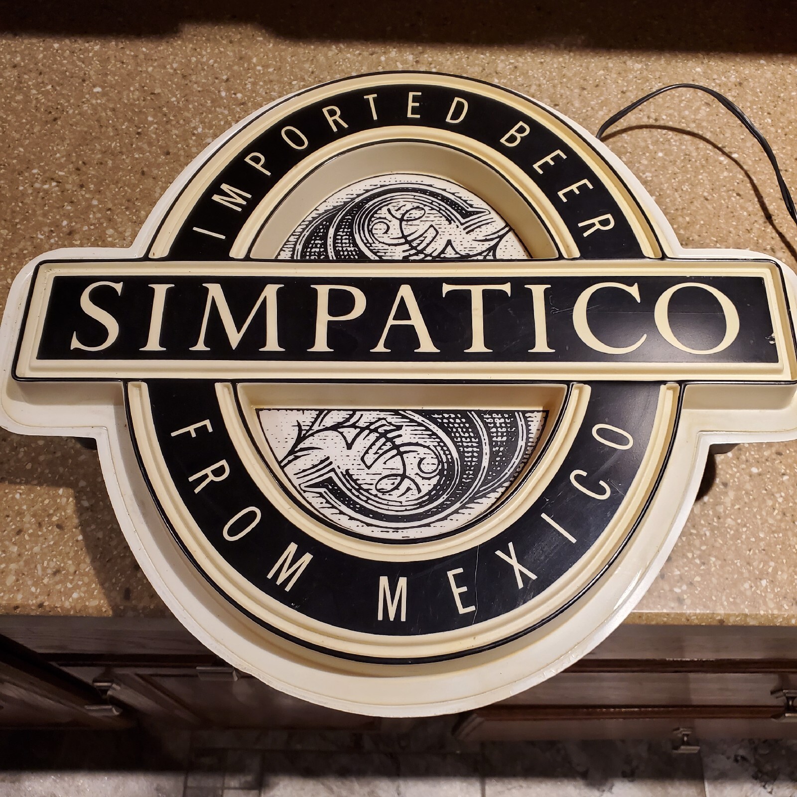 RARE Vintage Simpatico Beer Sign - Electric Lighted - Mexican Import | eBay