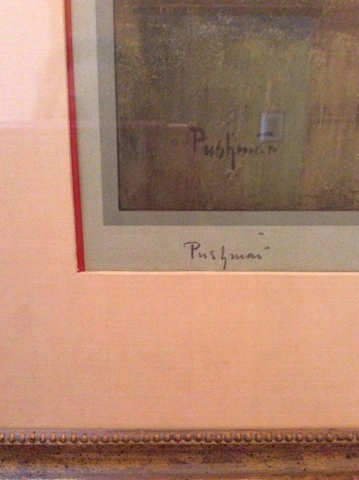 Hovsep Pushman Signed Print “Sultanabad Plate” 1955 | eBay