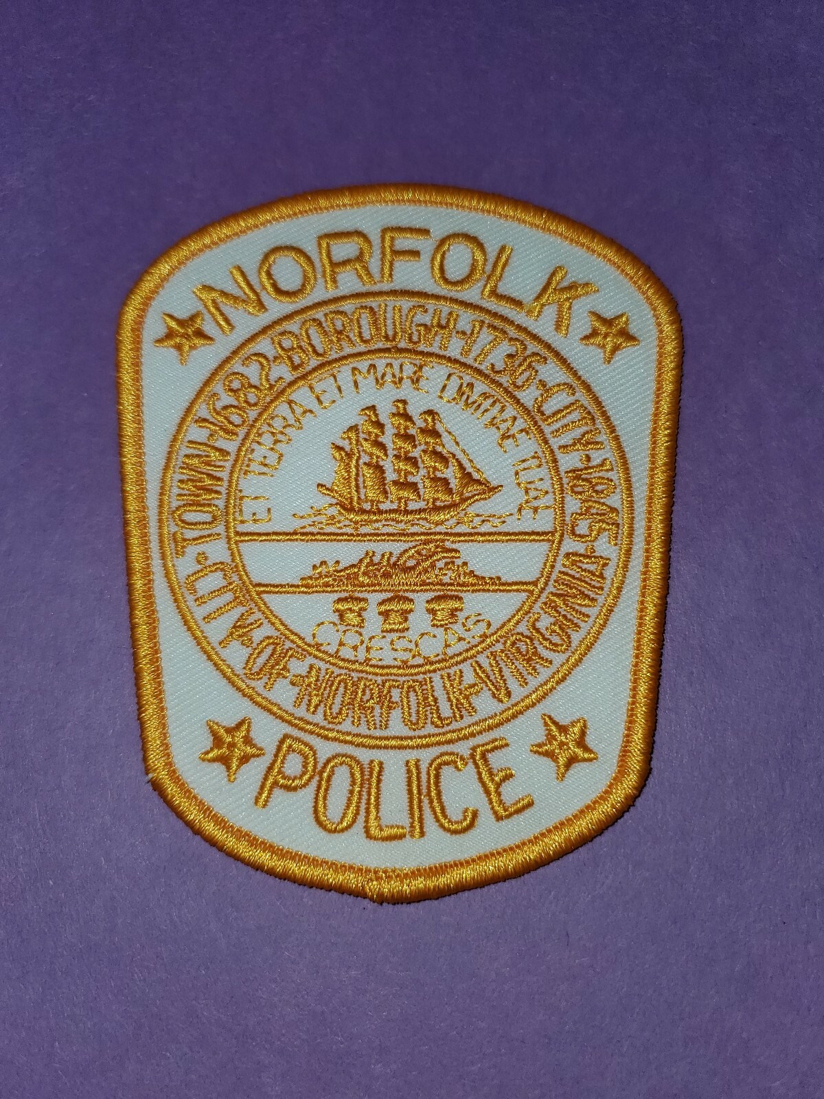 Norfolk Virginia Police Shoulder Patch | eBay