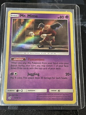 Pokémon TCG Mr. Mime Detective Pikachu 11/18 Regular Rare | eBay