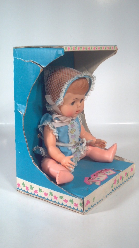 Vintage 1960s Uneeda Bundle Of Love Drinks And Wets Doll New In Box | eBay