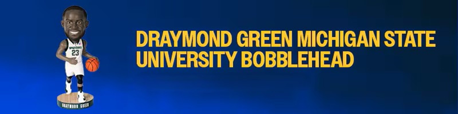 Golden State Warriors Draymond Green Michigan State Bobblehead: From 1 ...