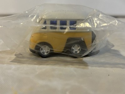Welly 1963 Volkswagen T1 Bus 92715 Yellow Diecast Pull Back Mini Rush ...