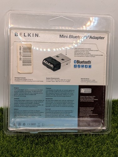 Belkin Mini USB Bluetooth Adapter for Headsets Keyboards Mice mouse etc ...