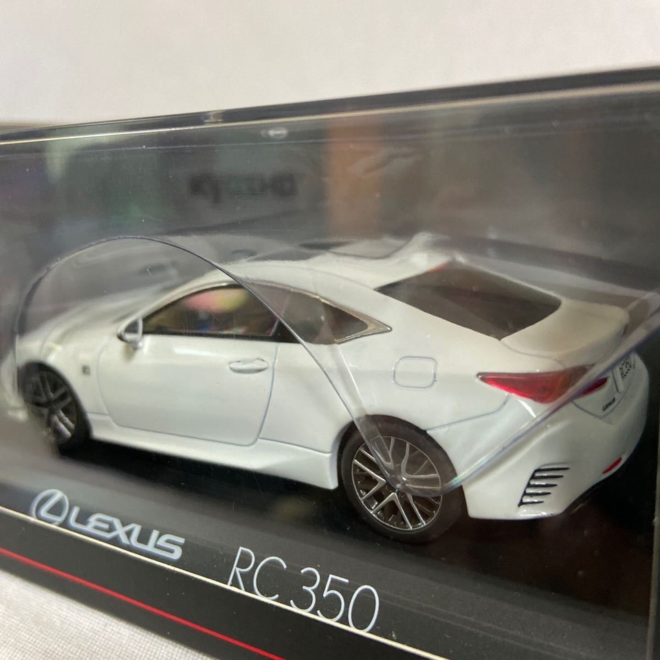 Kyosho 1/43 LEXUS RC350 F SPORT Early Model White Nova Glass Flake ...