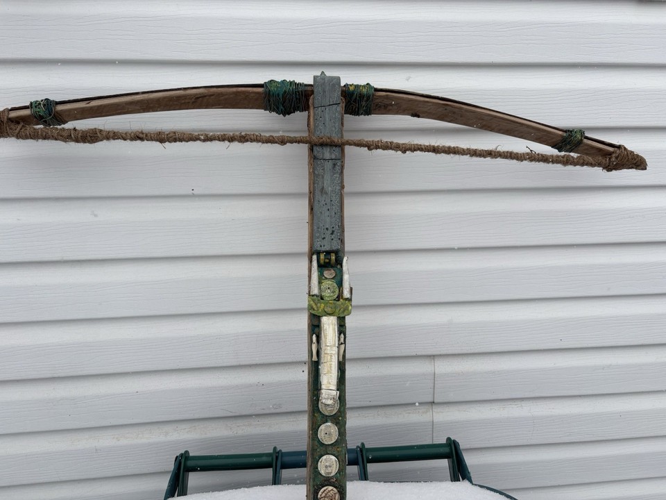 Wood And Steel Medieval Crossbow Replica Decorative/ Parts | eBay