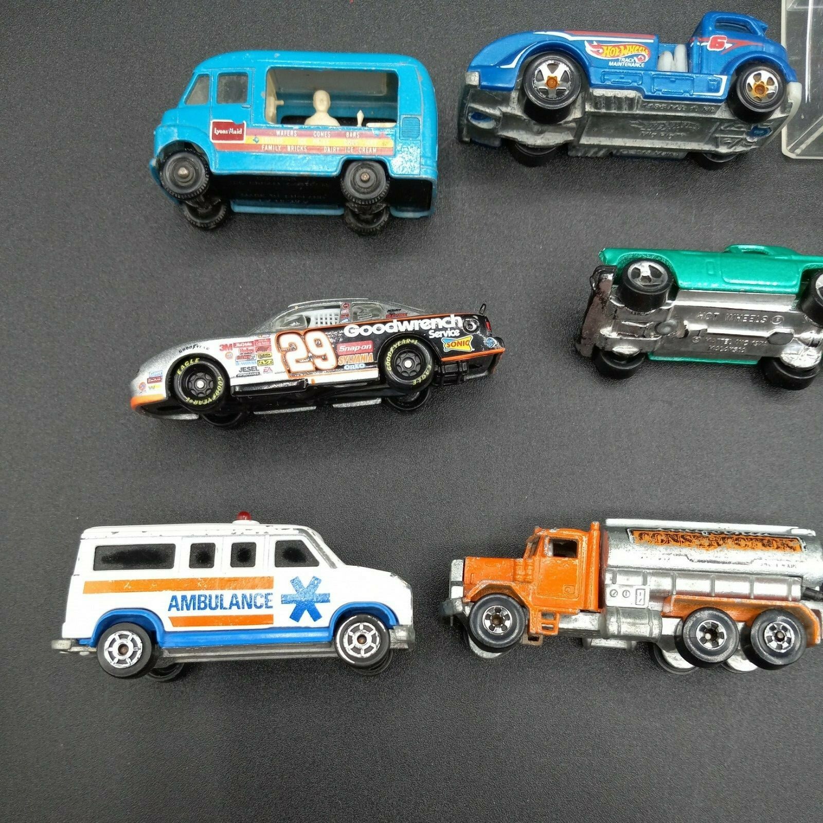 Metal Mini Toy Cars Hot wheels Matchbook Majorette Action Lot of 9 Vtg ...