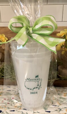 THE MASTERS AUGUSTA NATIONAL PLASTIC CUPS (SET OF 4) FROM 2024! FATHER ...
