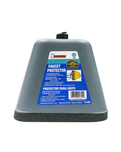 Outdoor Faucet Protector Duck Brand White Foam Faucet Cover 5.25 In