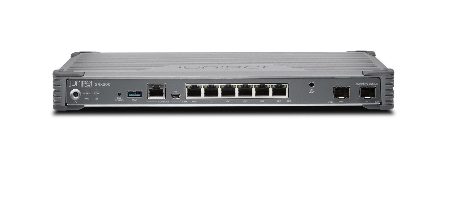 Juniper SRX300 Svcs 6-Ports Router Gateway SRX300-SYS-JB 832938085275 ...