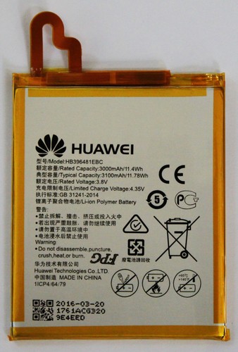 OEM HUAWEI G7 PLUS RIO-UL00 REPLACEMENT BATTERY HB396481EBC 3100mAh 3 ...