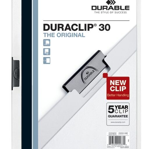Durable DURACLIP 30 Sheet Document Metal Clip File Folder | 25 Pack | eBay