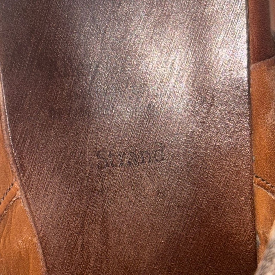 Allen Edmonds Mens Sz 8.5 Brown Walnut Strand By Brooks Brothers ...