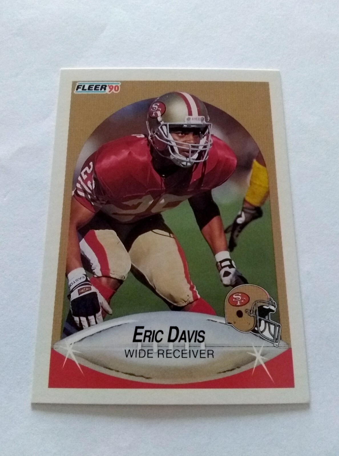 1990 Fleer Update Football Eric Davis Rookie Card #U-47 Factory Set ...