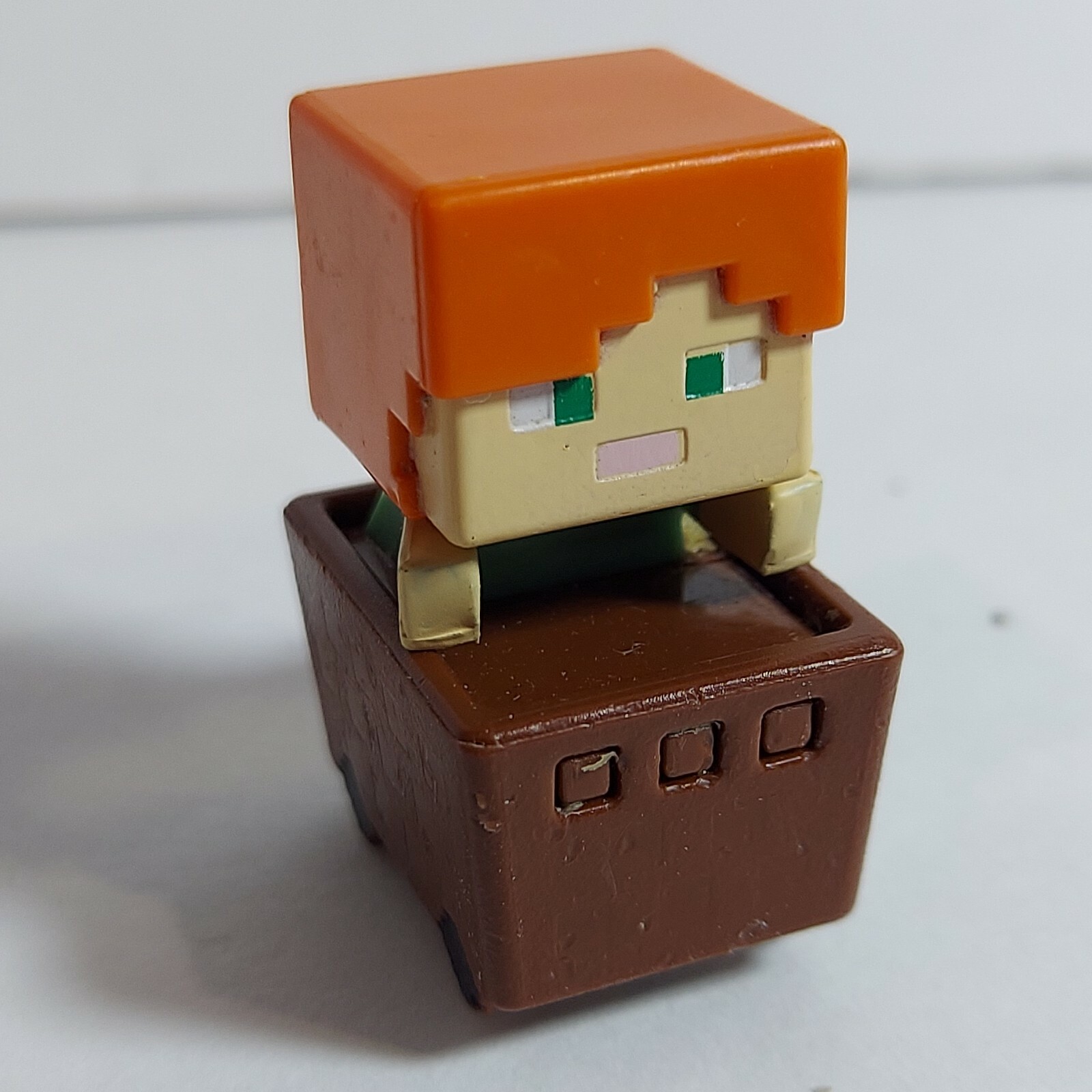 Minecraft Mini-Figures Series #7 1" Alex Rolling Minecart Figure Mojang ...