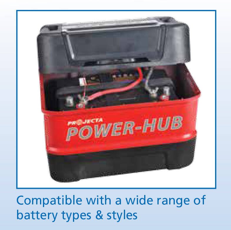 Projecta Battery Box Power Hub 12 Volt Digital screen in built 300 watt ...