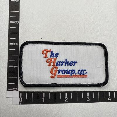 Vtg Used THE HARKER GROUP LLC Uniform Advertising Patch O6WL | eBay