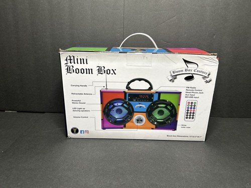 Boom Box Couture Retro 90's Wireless Boombox (BB-Retro) Multi Color 13 ...