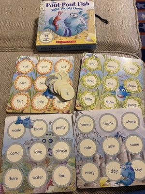 !! Scholastic The Pout-Pout Fish Sight Words Game Excellent Used ...