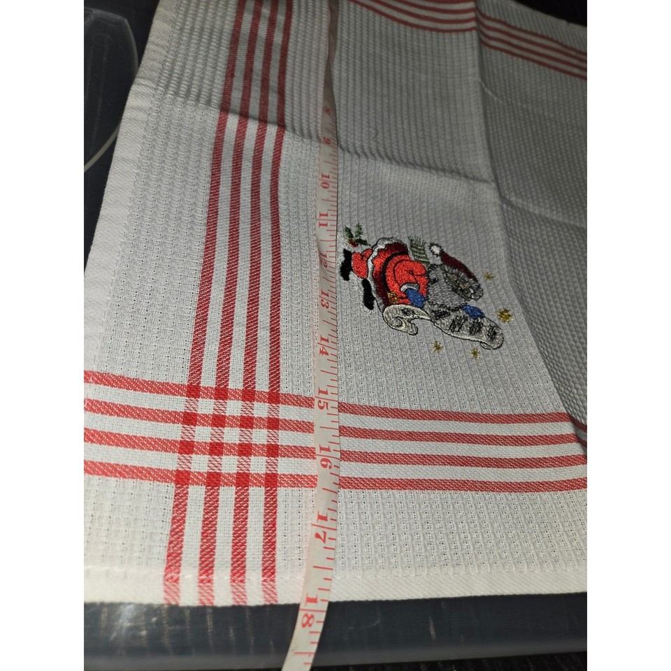 Grasslands Road Christmas Snowman Santa Hand Towel Napkin Set with ...