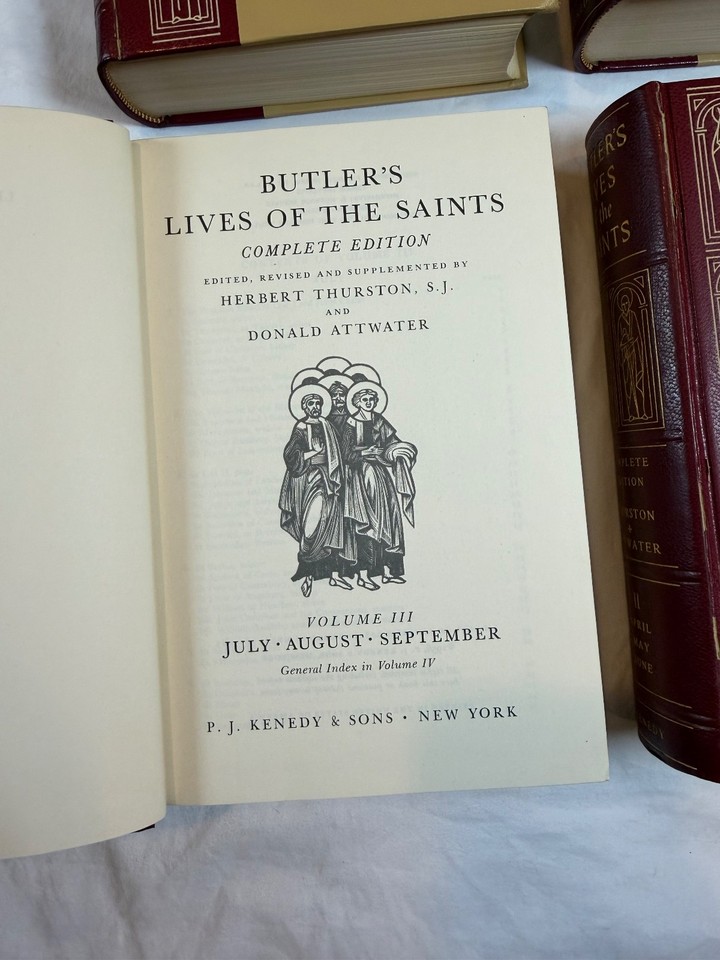 Butler's Lives of the Saints Complete 4 Volume Box Set by Herbert ...