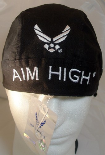 Air Force Aim High Hat Wrap Head Wrap Doo Rag New Biker Cap Hat USA ...