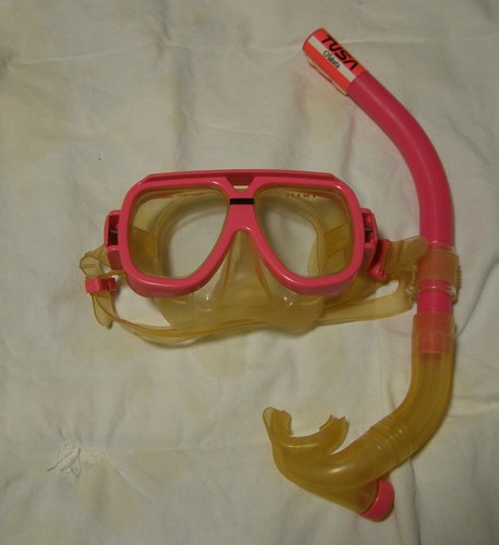 Tabata Mini SCUBA Diving Mask TM-3000Q Pink with Pink TUSA Snorkel | eBay