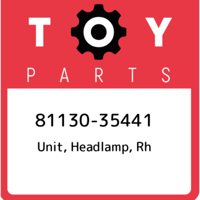 81130-35441 Toyota Unit, headlamp, rh 8113035441, New Genuine OEM Part ...