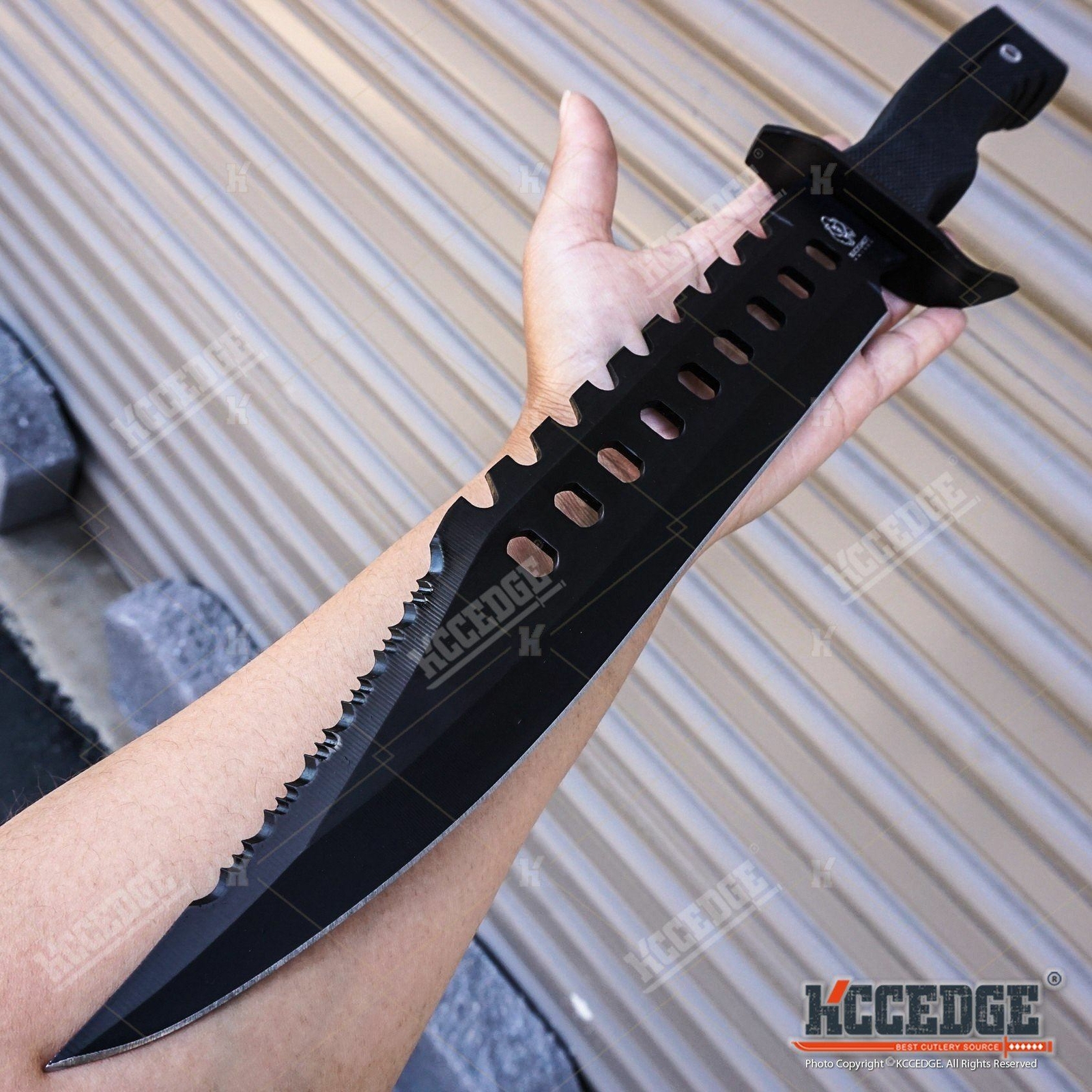 17" Stainless Steel Razor Sharp Bowie Blade Hunting Tactical Knife with ...