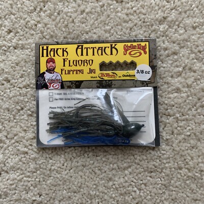 Strike King Hack Attack Fluoro Flipping Jig Okeechobee Craw 3/8 | eBay