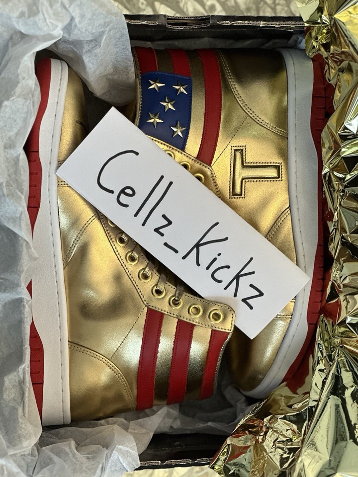 AUTOGRAPHED DONALD Trump Sneakers - Never Surrender - Size 11 - In Hand ...
