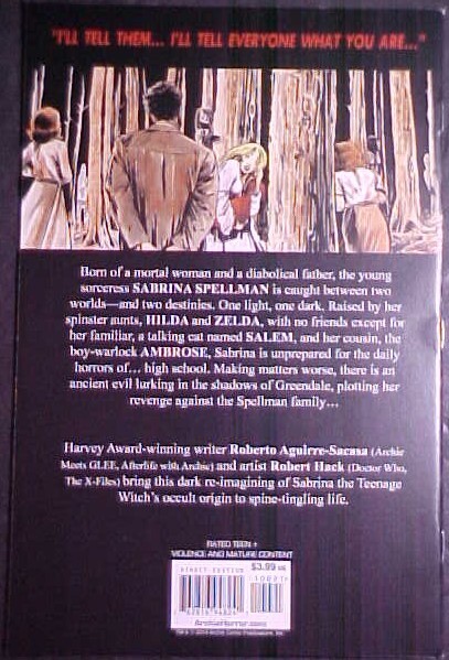 CHILLING ADVENTURES OF SABRINA #1! HACK VARIANT COVER! VF 2014 ARCHIE ...