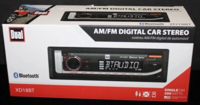 Dual XD18BT Smart Control 200 W In-Dash All-Digital Media Receiver ...