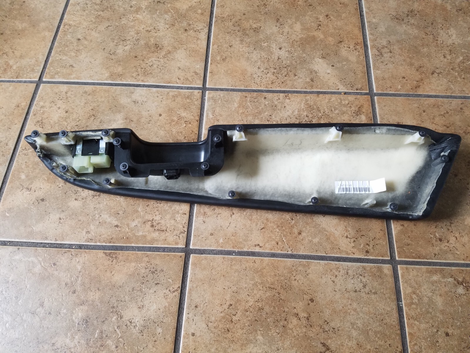 OEM 2012 Dodge Durango driver side rear door arm rest W/ window switch ...