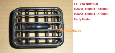 SUZUKI CARRY FRONT LOUVER VENTILATOR AIR VENT DA63T DA65T EARLY MODEL ...