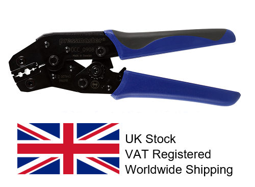 Pressmaster DCC-0908 Crimp Tool (for example SMA, SMB, SMC on RG174 ...
