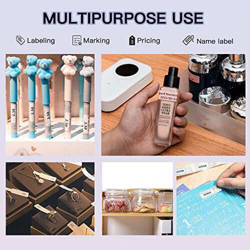 Phomemo D30 Color Thermal Labels, self-Adhesive Label, 1/2" X 1 7/8 ...