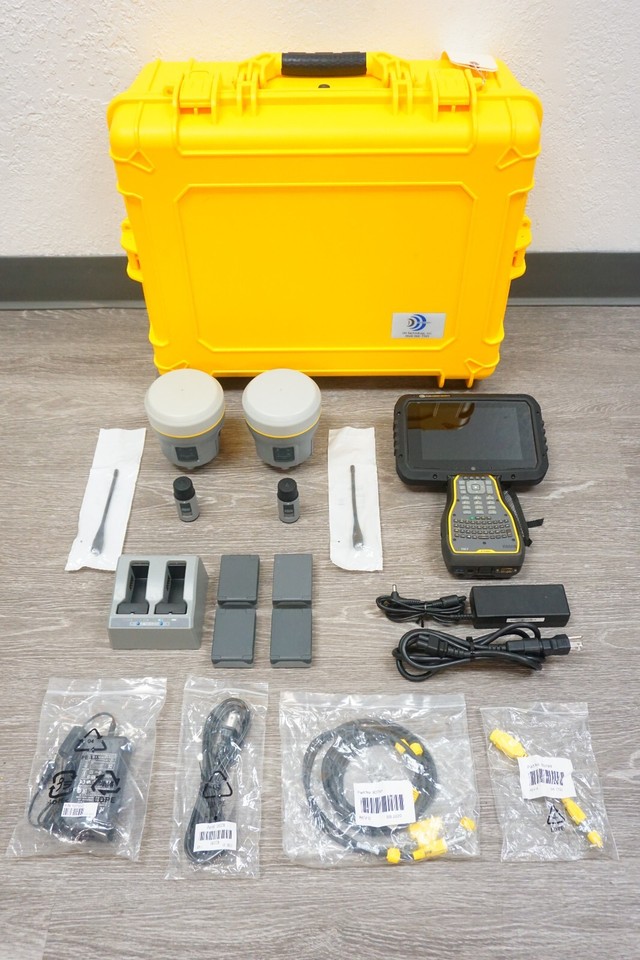 Trimble R10 model 2 & R12i GPS Glonass Galileo RTK Base Rover Kit w ...